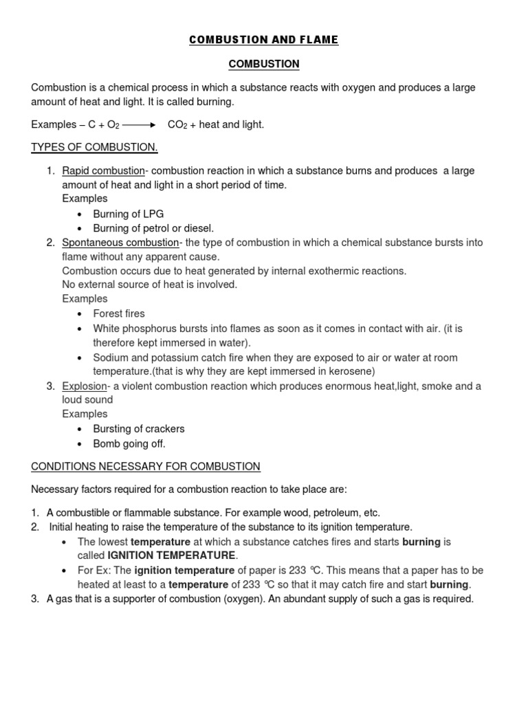 Combustion and Flame | PDF | Combustion | Fires