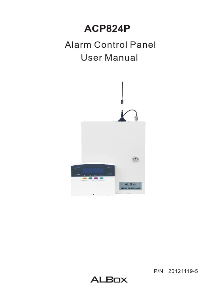 Manual ACP824P (Sept 2020) | PDF | Security Alarm | Computer Monitor