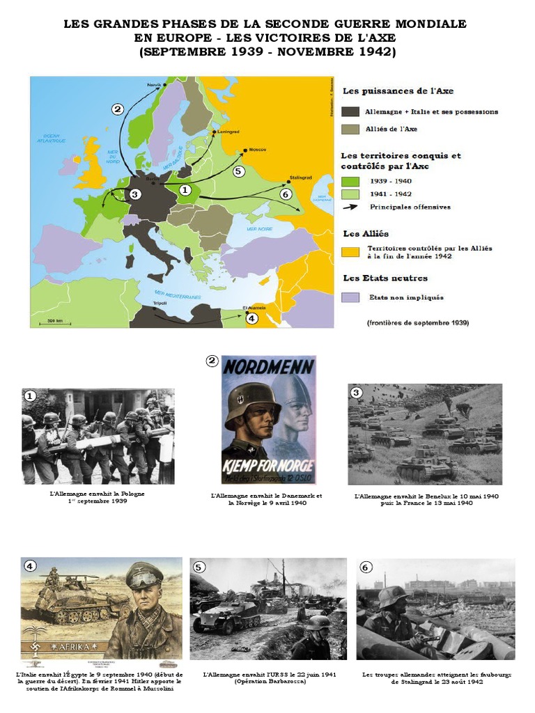 Phases de la Seconde Guerre mondiale | PDF | Guerre du Pacifique ...