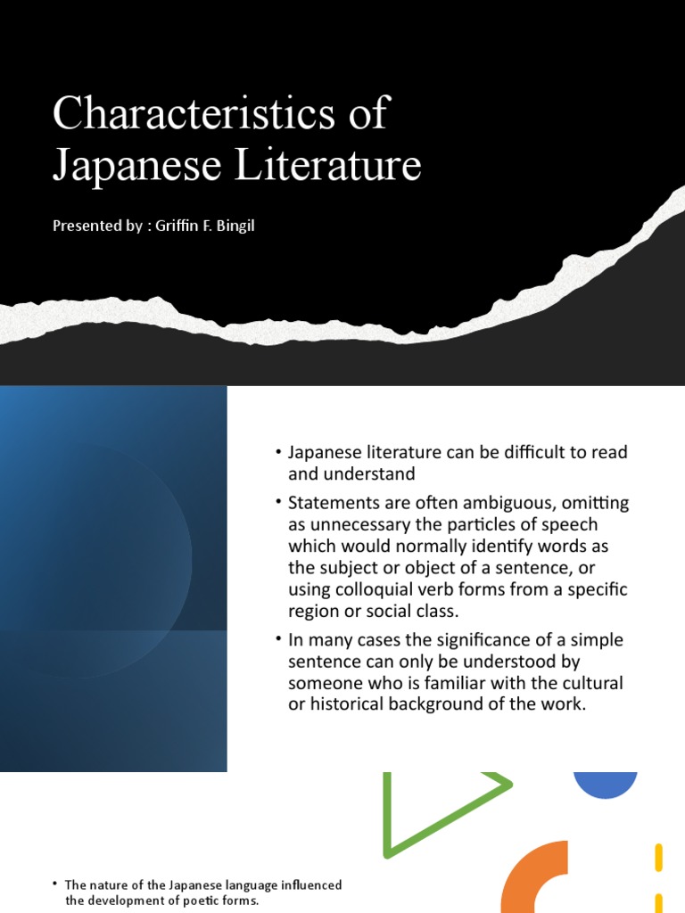Japanese-Literature Report Final | PDF