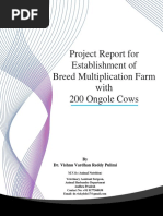 gAUSHALA PROJECT REPORT | PDF | Cattle | Biogas