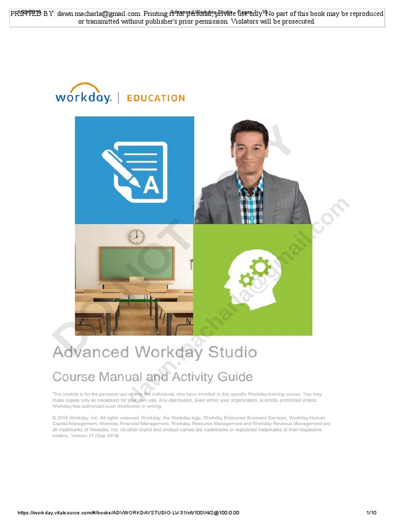 Advanced Workday Studio | PDF | Printing | Industrial Processes