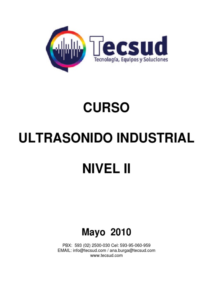 Ut Nivel Ii Ec. | PDF | Ultrasonido | Prueba (evaluación)