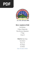 Sieve Analysis Lab Report 2.0 Update | PDF | Particle Size Distribution ...