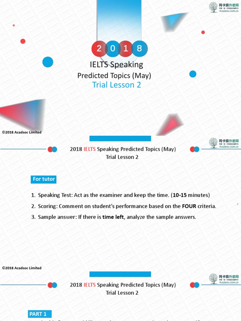 EP Lesson Material 4 | PDF | International English Language Testing System