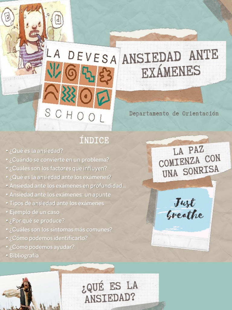 Profesores - Ansiedad Ante Exámenes | PDF | Ansiedad | Dormir