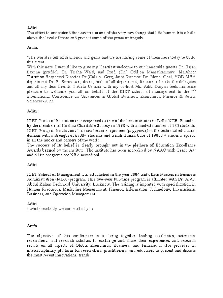 International Conference Anchoring Updated Pdf