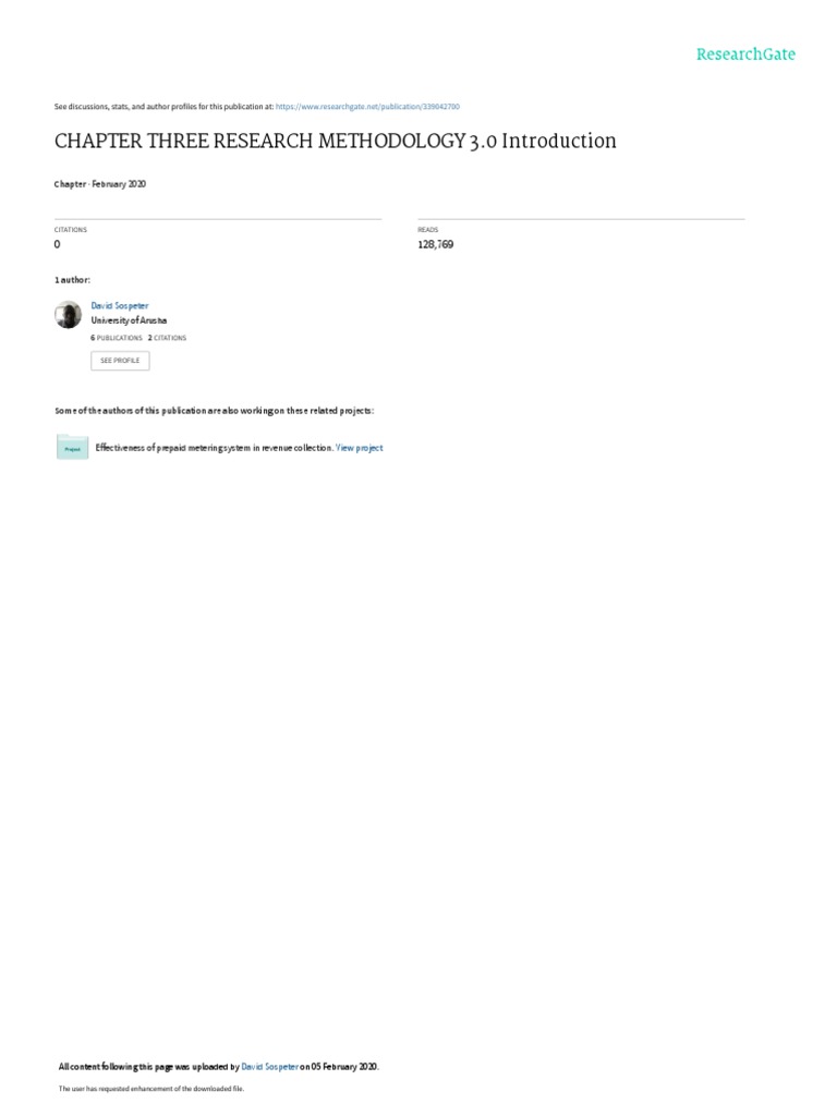 Research Methodology Overview | PDF | Sampling (Statistics) | Likert Scale
