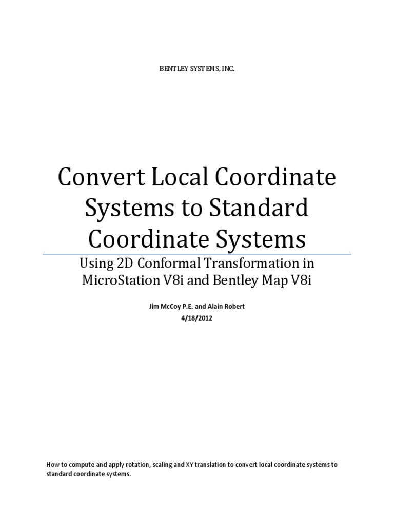 2d Conformal Transformation Rev1 Pdf Cartesian Coordinate System