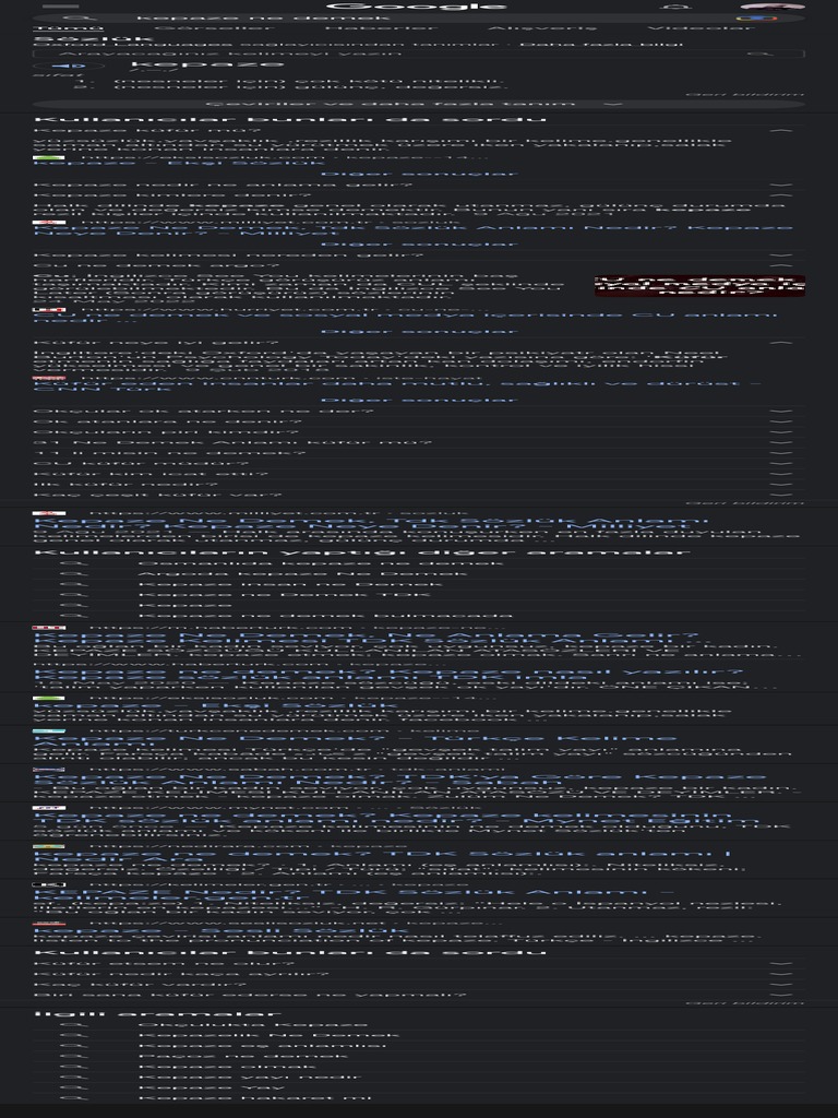 Kepaze Ne Demek - Google'da Ara | PDF