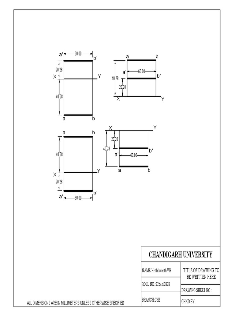CSE Drawing Sheet by Hrithikvanth VH | PDF