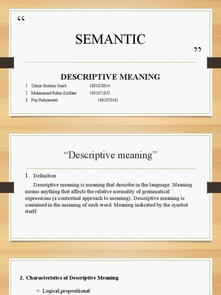 SEMANTIC | PDF