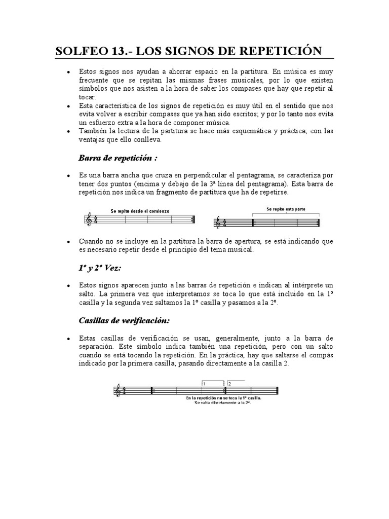 13-Los Signos de Repeticion | PDF