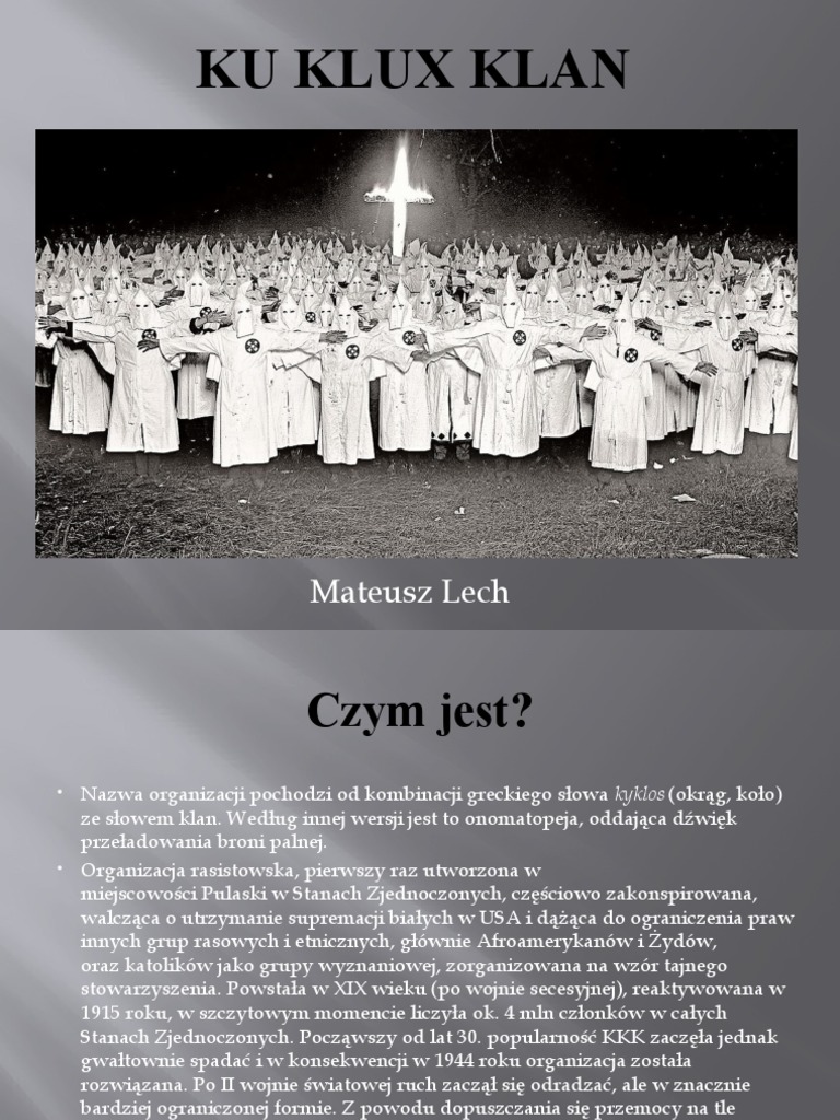 Ku Klux Klan | PDF