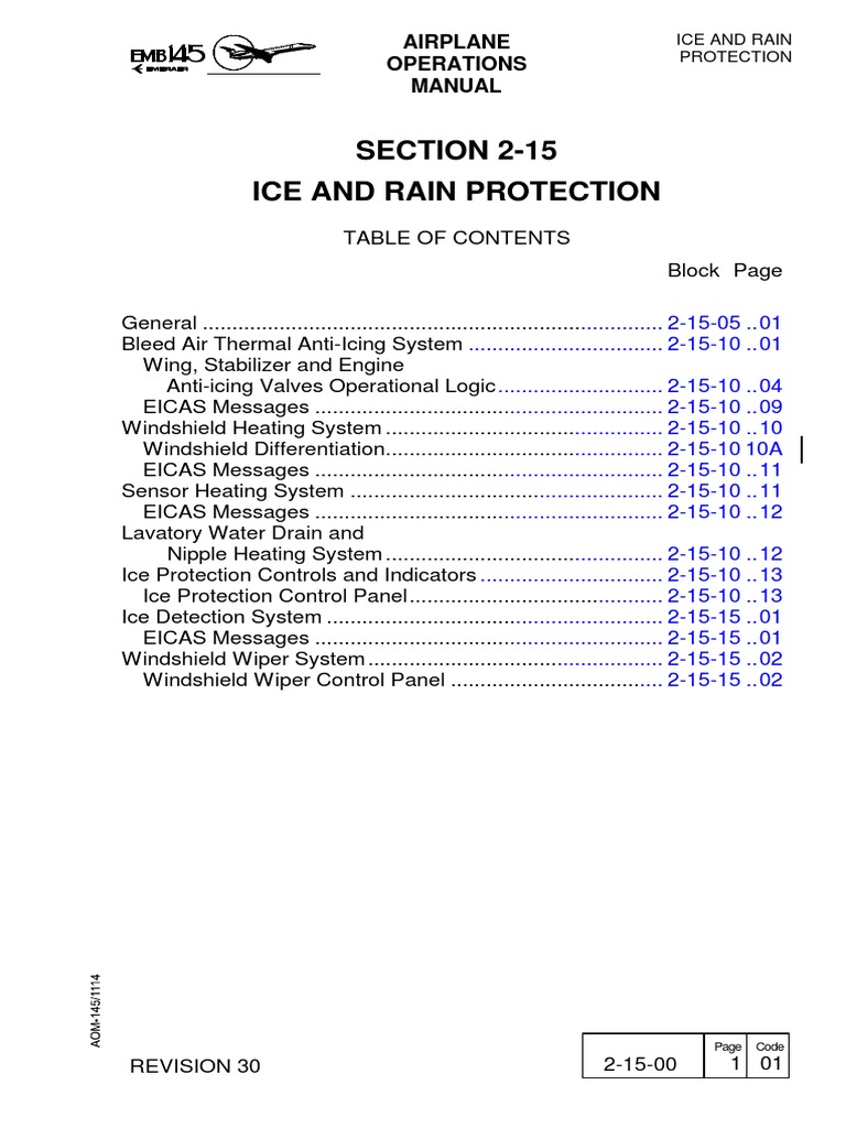 Ice and Rain Protection Systems Guide | PDF | Aviation | Mechanical ...