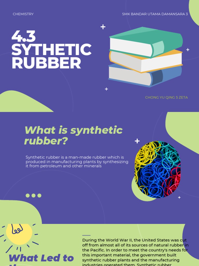 CHEMISTRY 4.3 Synthetic Rubber | PDF