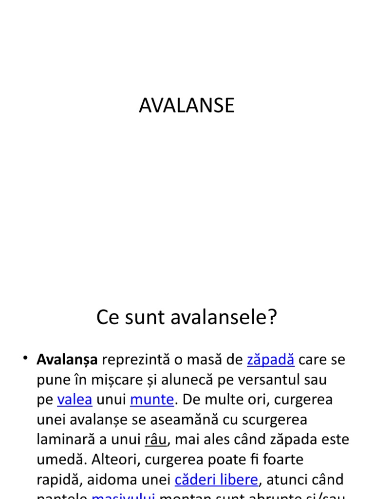 AVALANSE | PDF