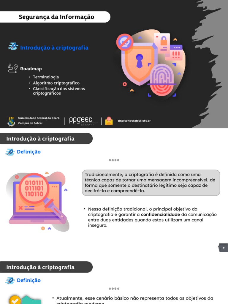 (SI) (Aula03) Introdução À Criptografia | PDF | Criptografia | Chave ... (SI) (Aula03) Introdução À Criptografia | PDF | Criptografia | Chave ...