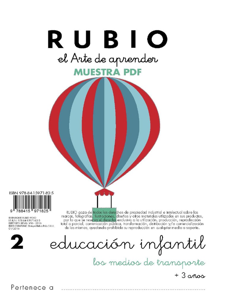 2 Educacion Infantil Cuadernos Rubio | PDF