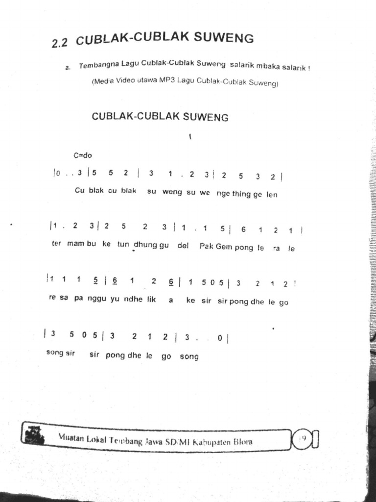 Cublak-Cublak Suweng | PDF