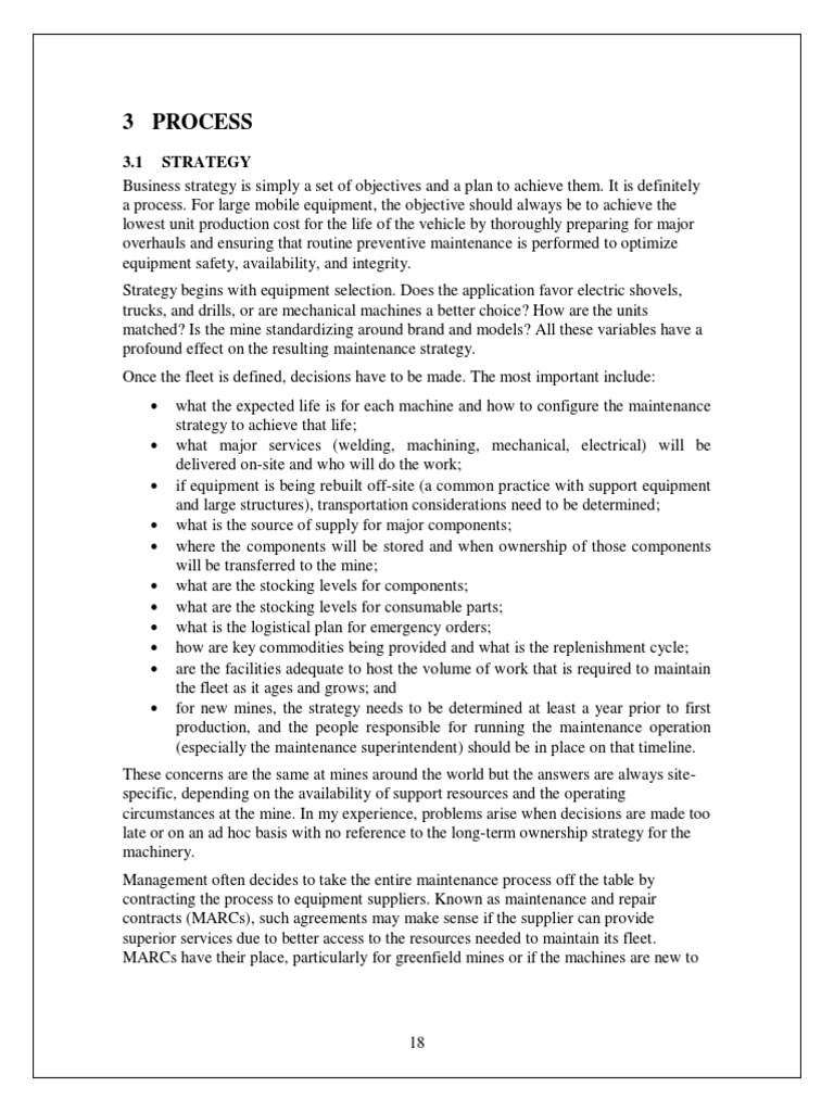 Mining RCM | PDF | Brake | Steering