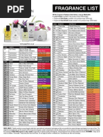Fine Fragrance Price List | PDF | Perfume | Brand
