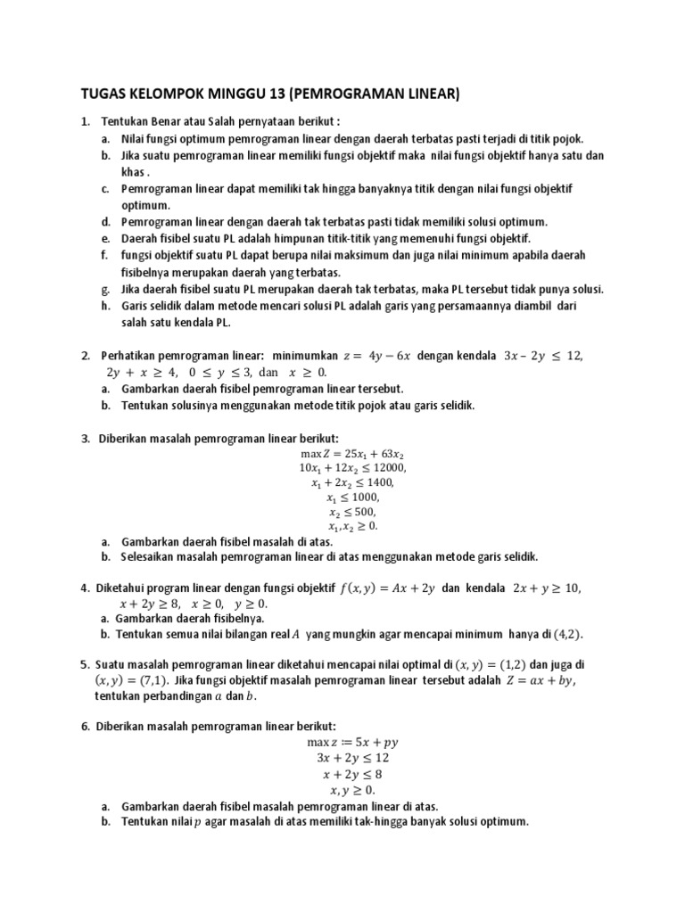 SOAL TugasKelompok p13 MBL | PDF