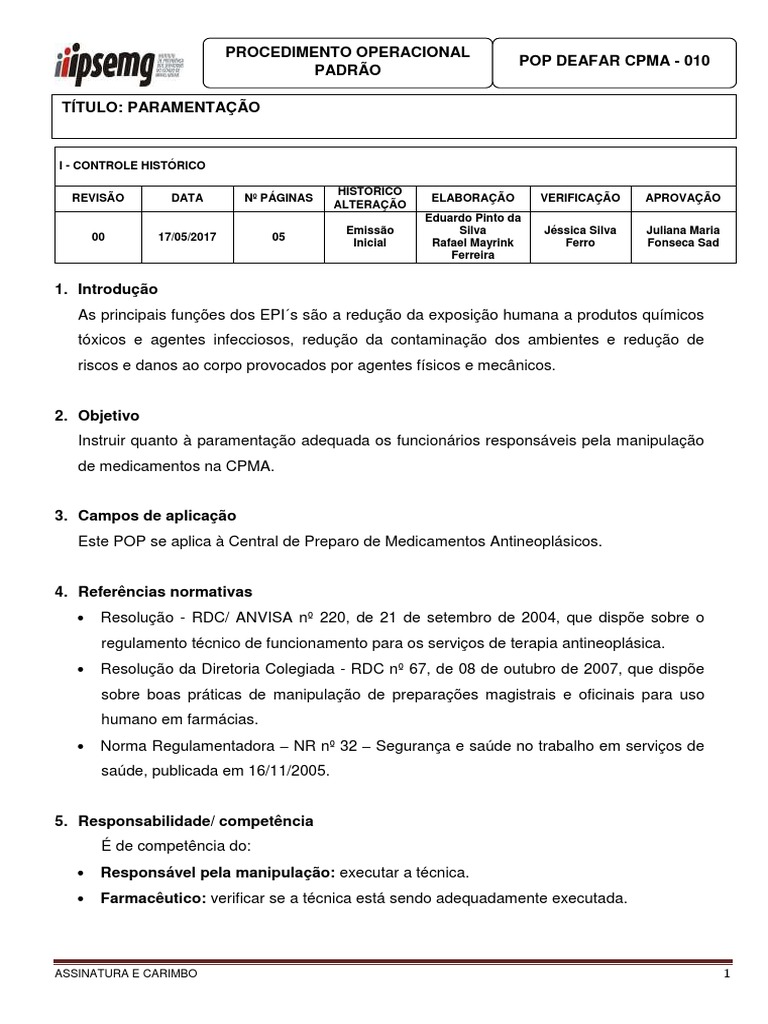 Pop Deafar Cpma - 010 Paramentacao | PDF