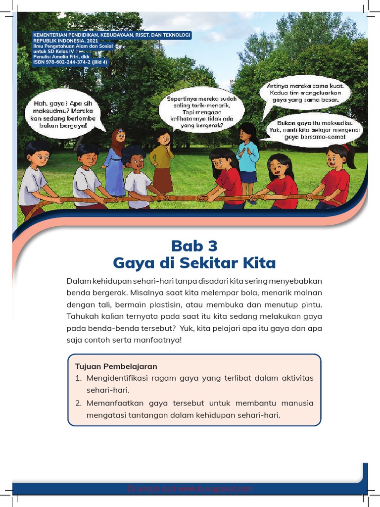 Bab 3 Gaya Di Sekitar Kita | PDF