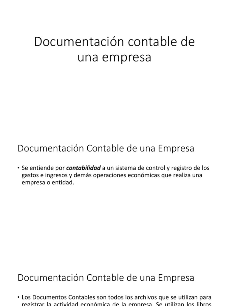 Documentación Contable de Una Empresa | PDF | Contabilidad | Factura
