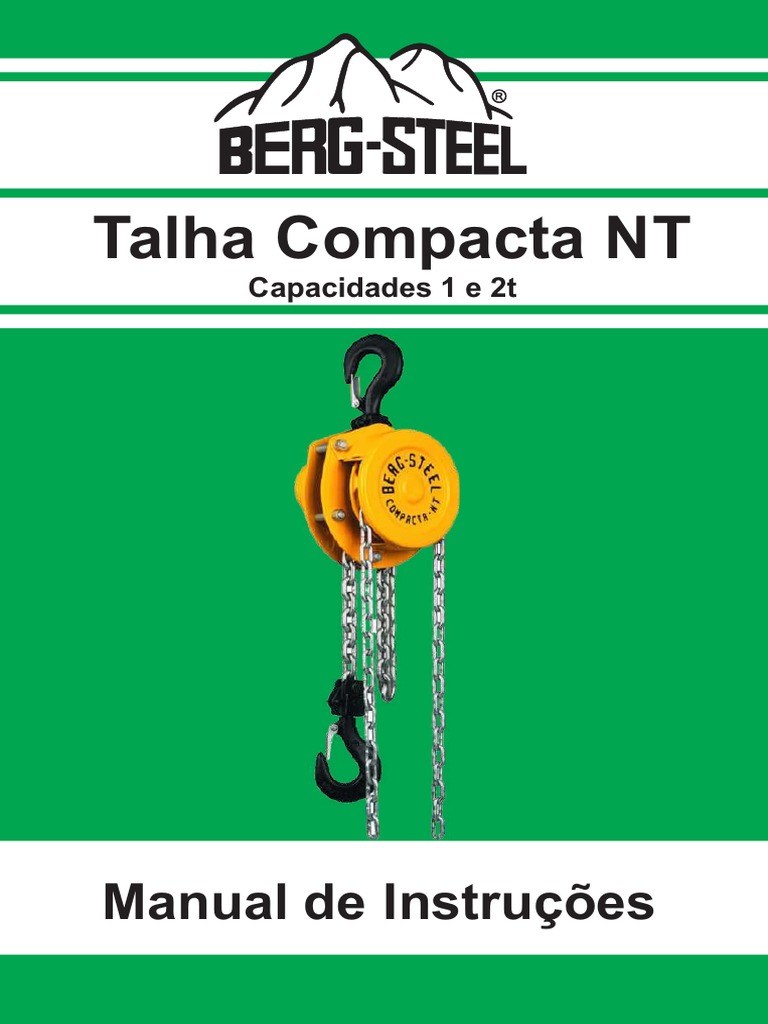 Manual Talha Compacta NT 1 e 2t | PDF