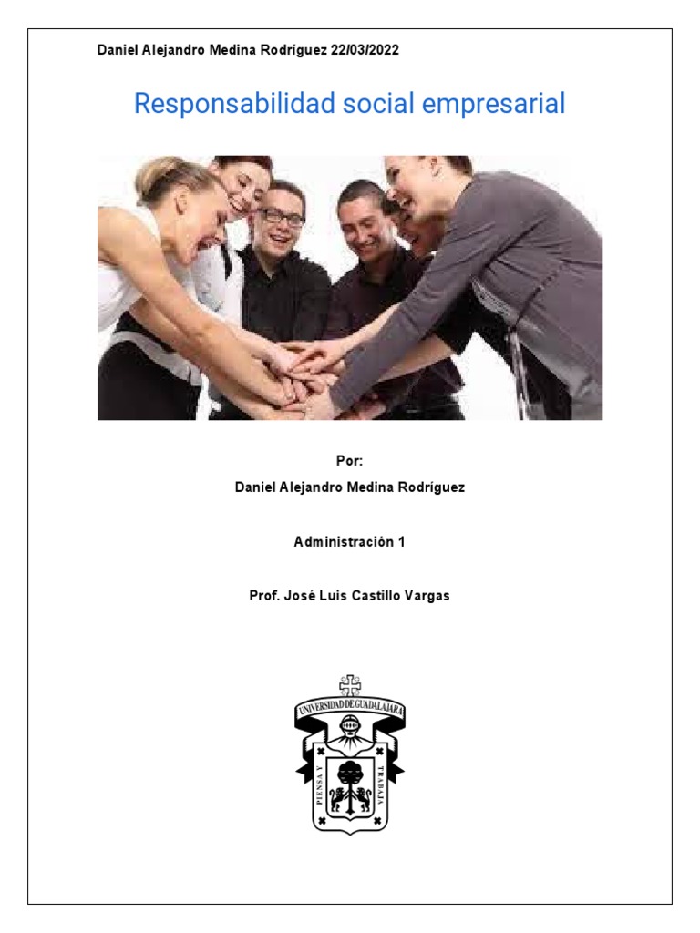 Responsabilidad Social Empresarial | PDF | Responsabilidad social ...