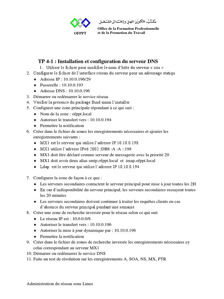 TP4 DNS | PDF
