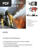 Foam Calculation NFPA 11 | PDF | Ventilation (Architecture) | Fires