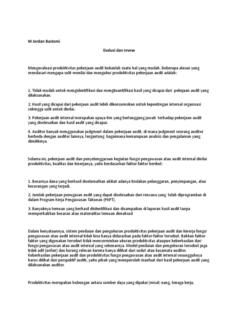 Tugas 6 Evaluasi | PDF