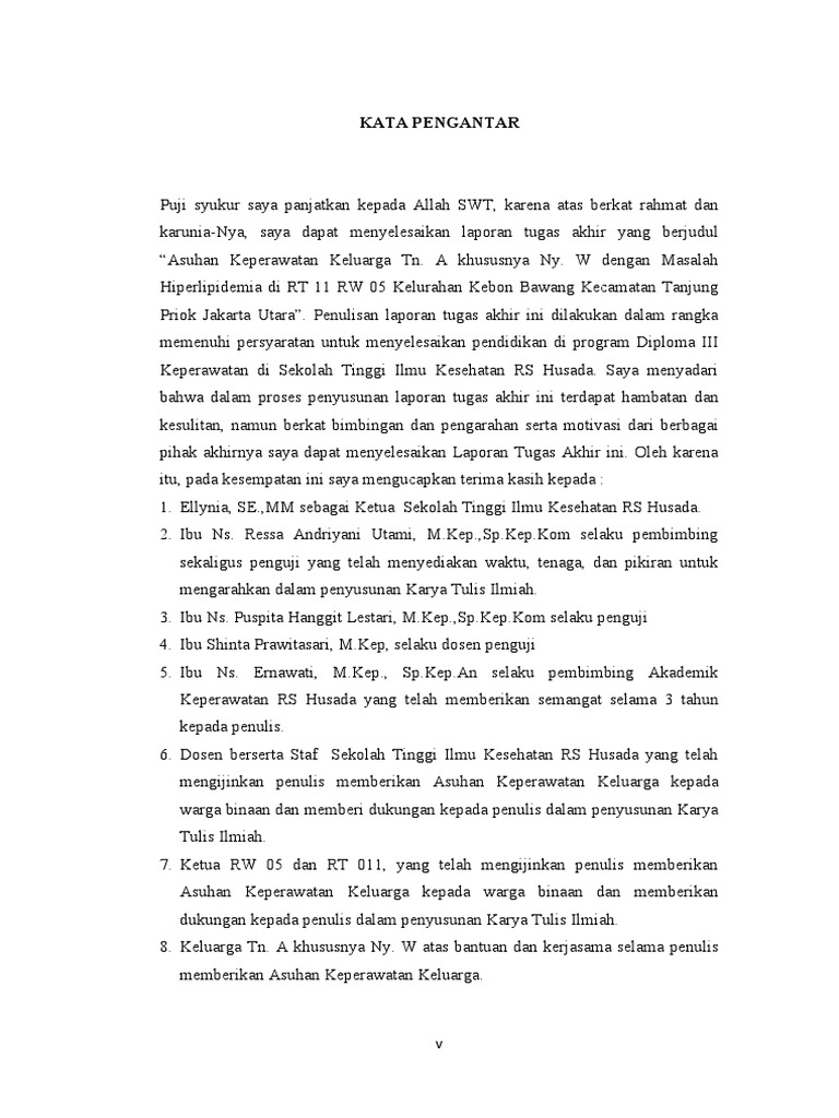 Kata Pengantar Kti | PDF