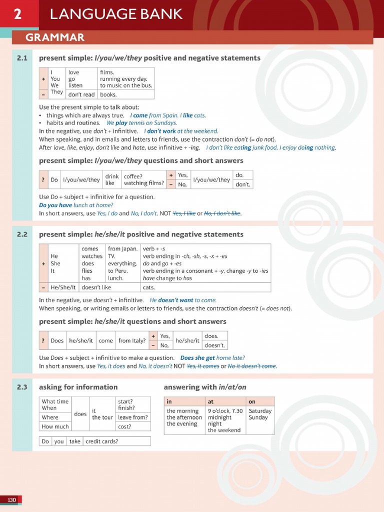 Language Bank 2 | PDF