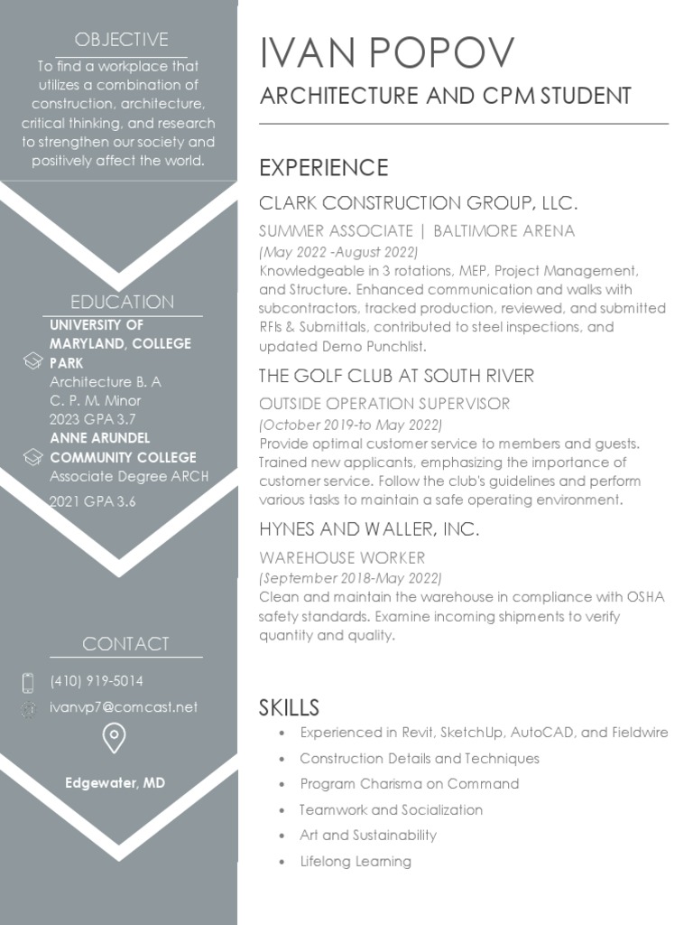 Resume Ivan Popov | PDF