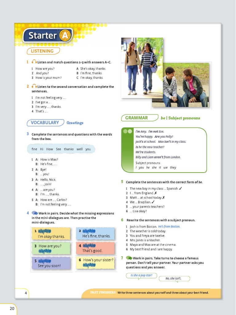 Achievers A1+ STARTER UNITS | PDF | Grammar | Human Communication