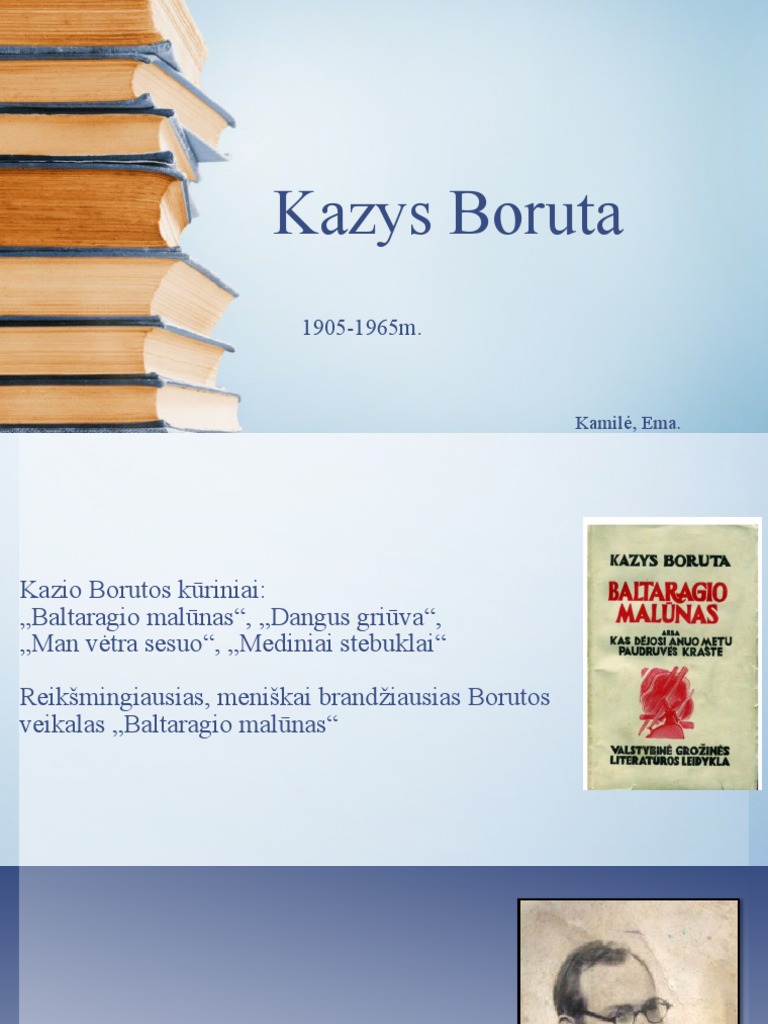 Kazys Boruta | PDF