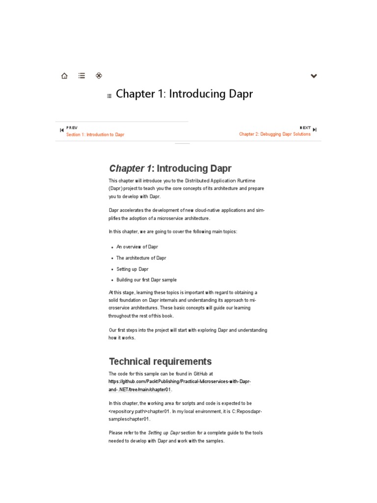 Chapter 1 - Introducing Dapr | PDF | Cloud Computing | Command Line Interface