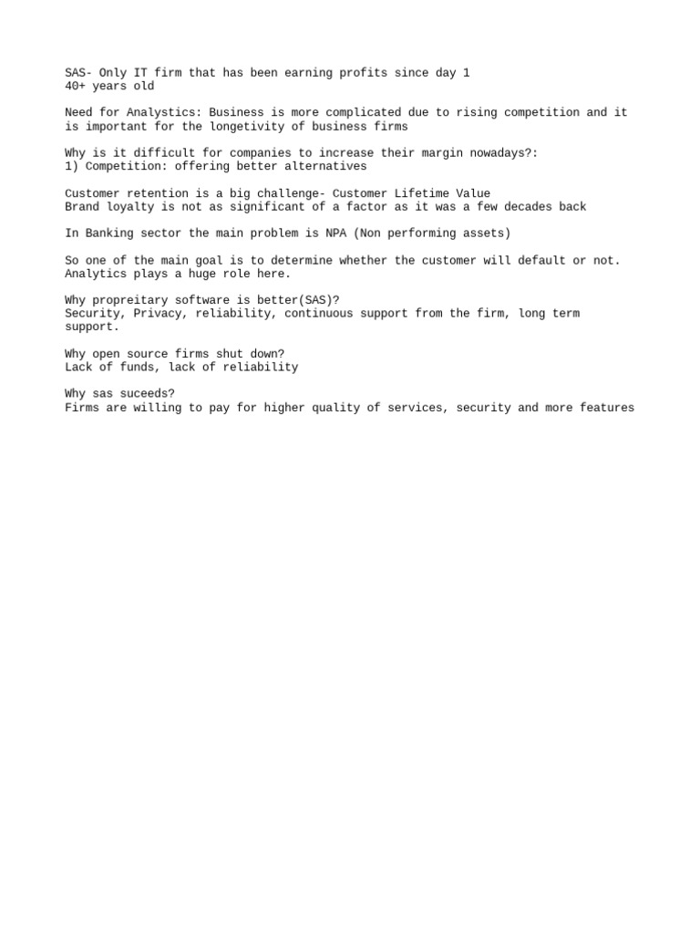 Session 1 Summary | PDF