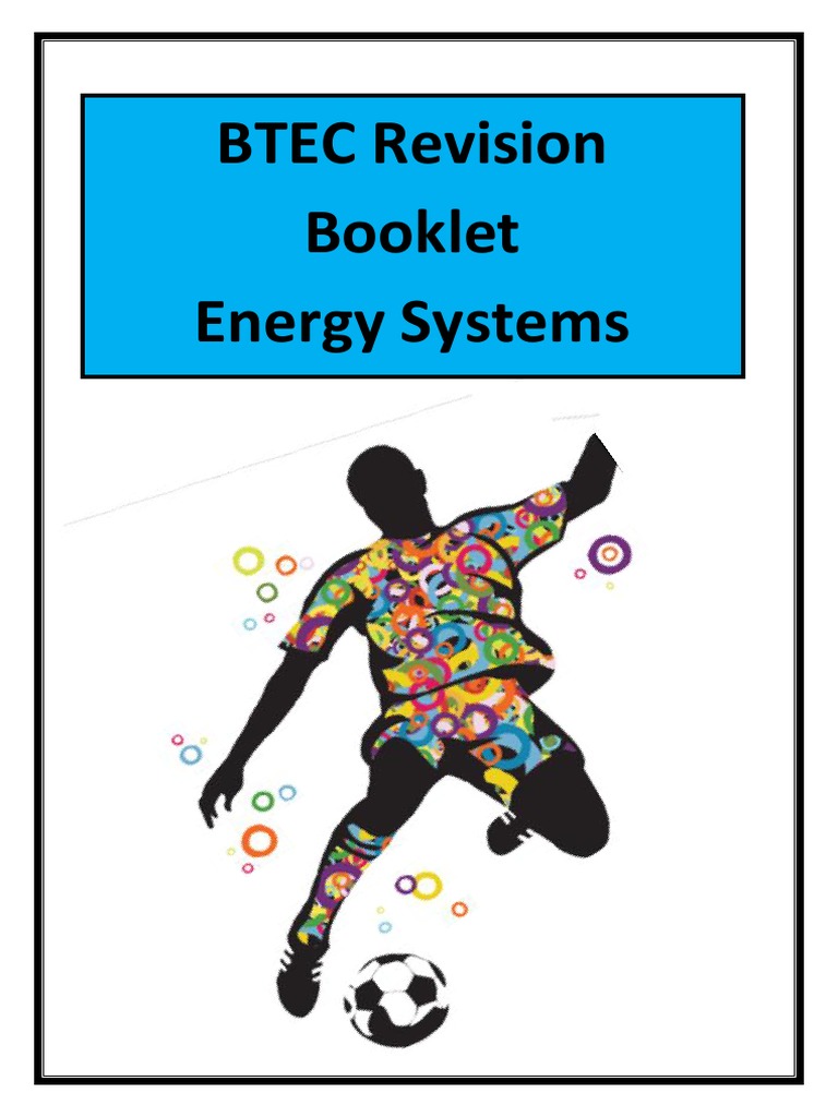 BTEC Sport Level 3 Revision Guide Energy Systems | PDF