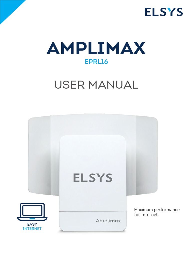USER-MANUAL - AMPLIMAX-EPRL16 210601 - Digital | PDF