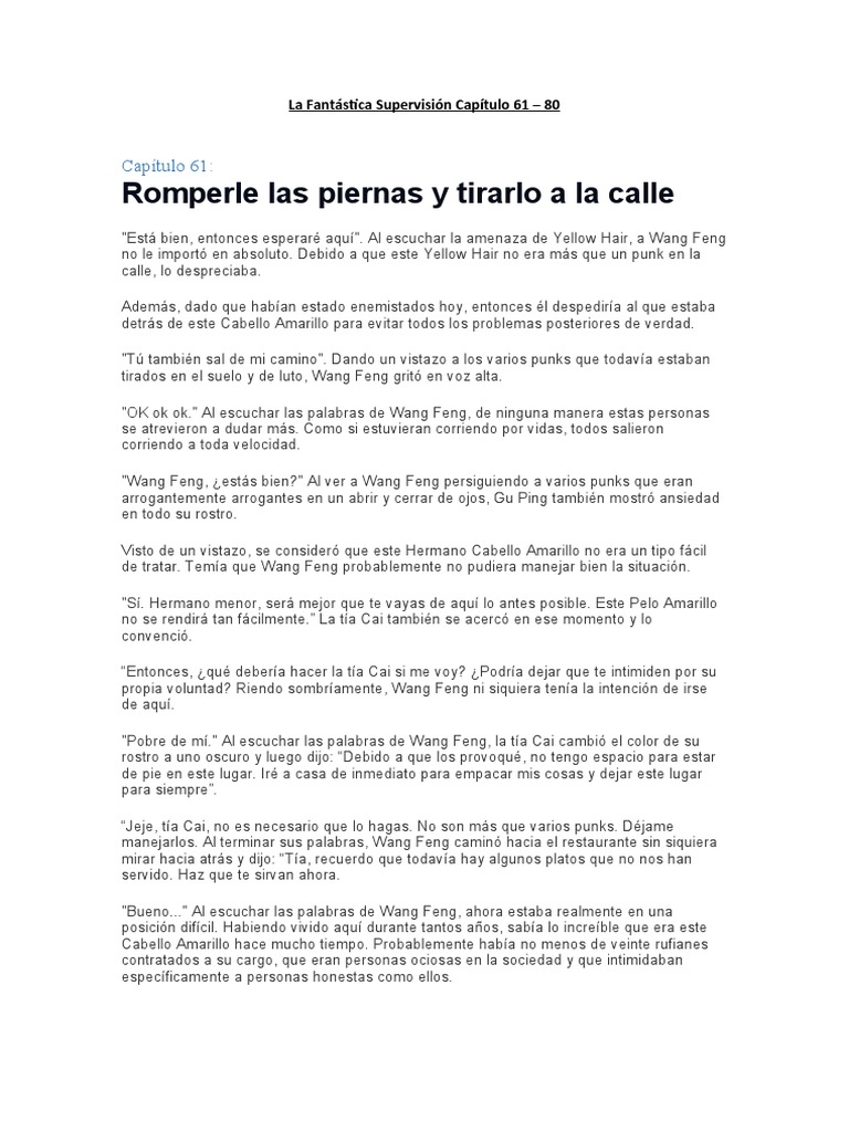 La Fantastica Super Vision CAP-61-80 | PDF | Dinero