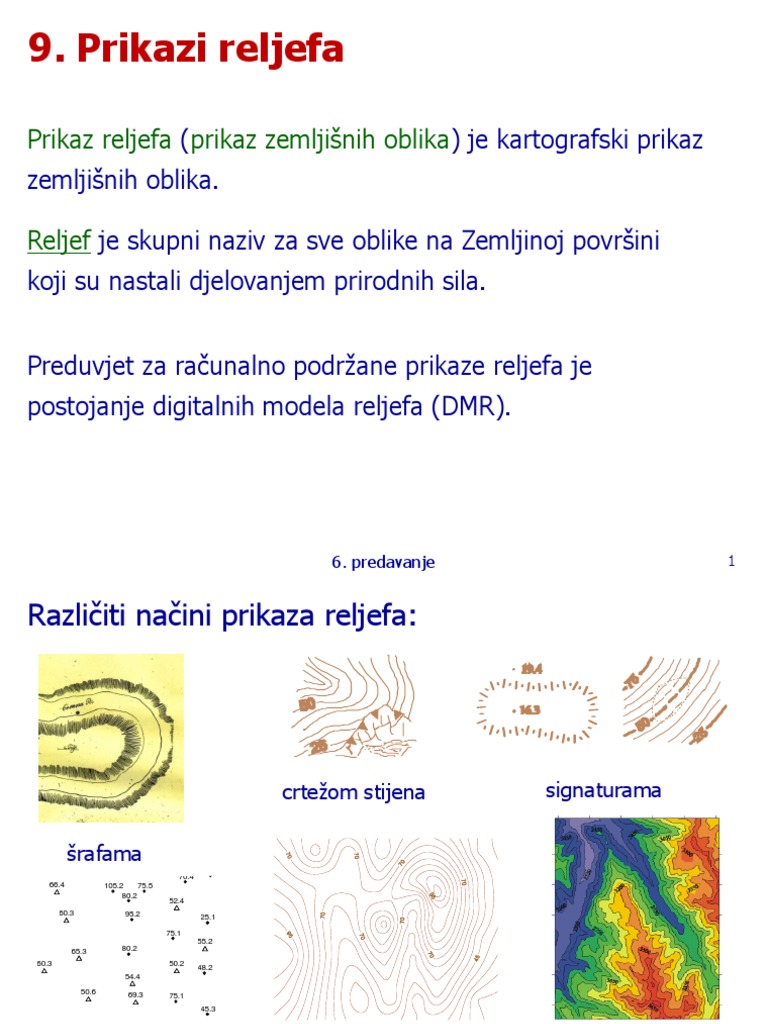 Prikazi Reljefa | PDF