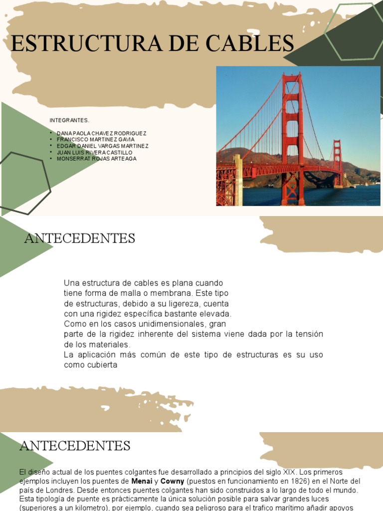 Estructuras de Cables | PDF | Fundación (Ingeniería) | Acero