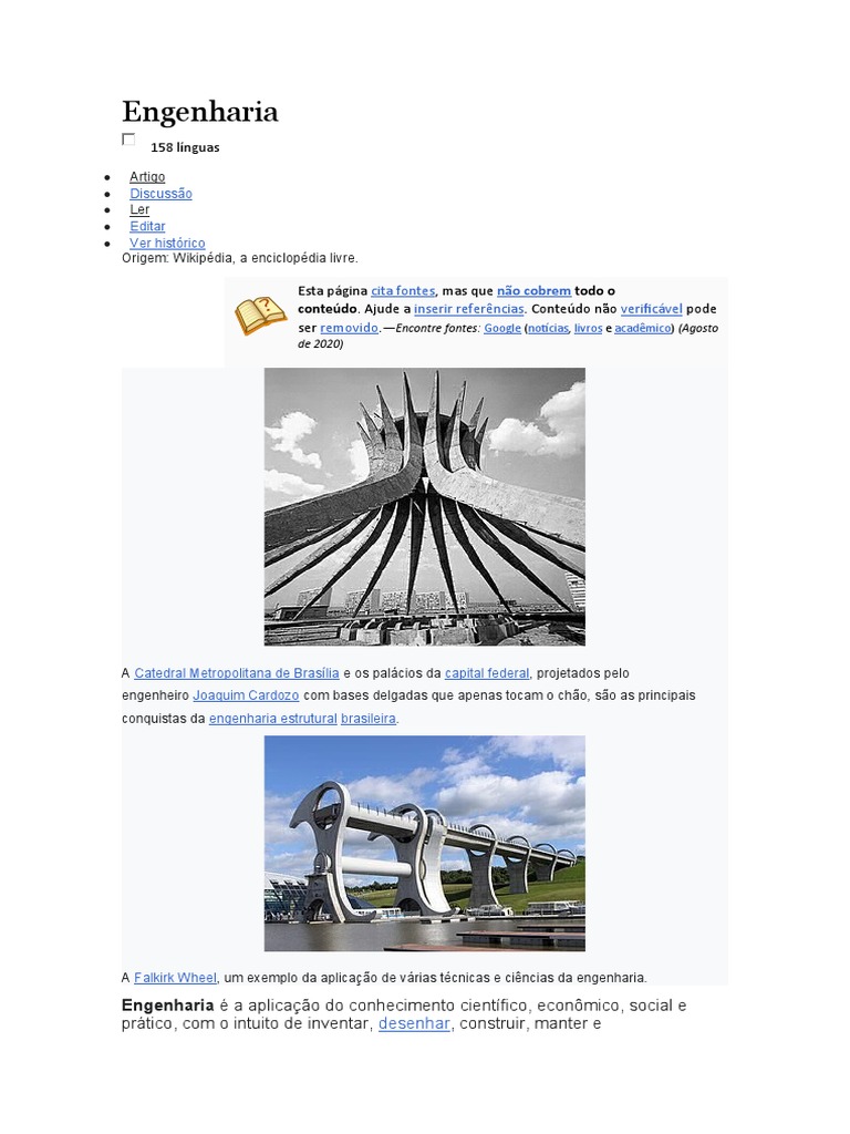 Engenharia Básica Pdf Engenharia Science