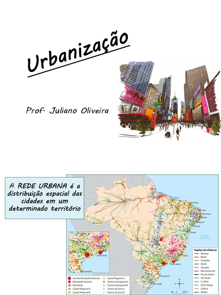 Rede urbana, origem e função das cidades | PDF | Cidade | Urbanização
