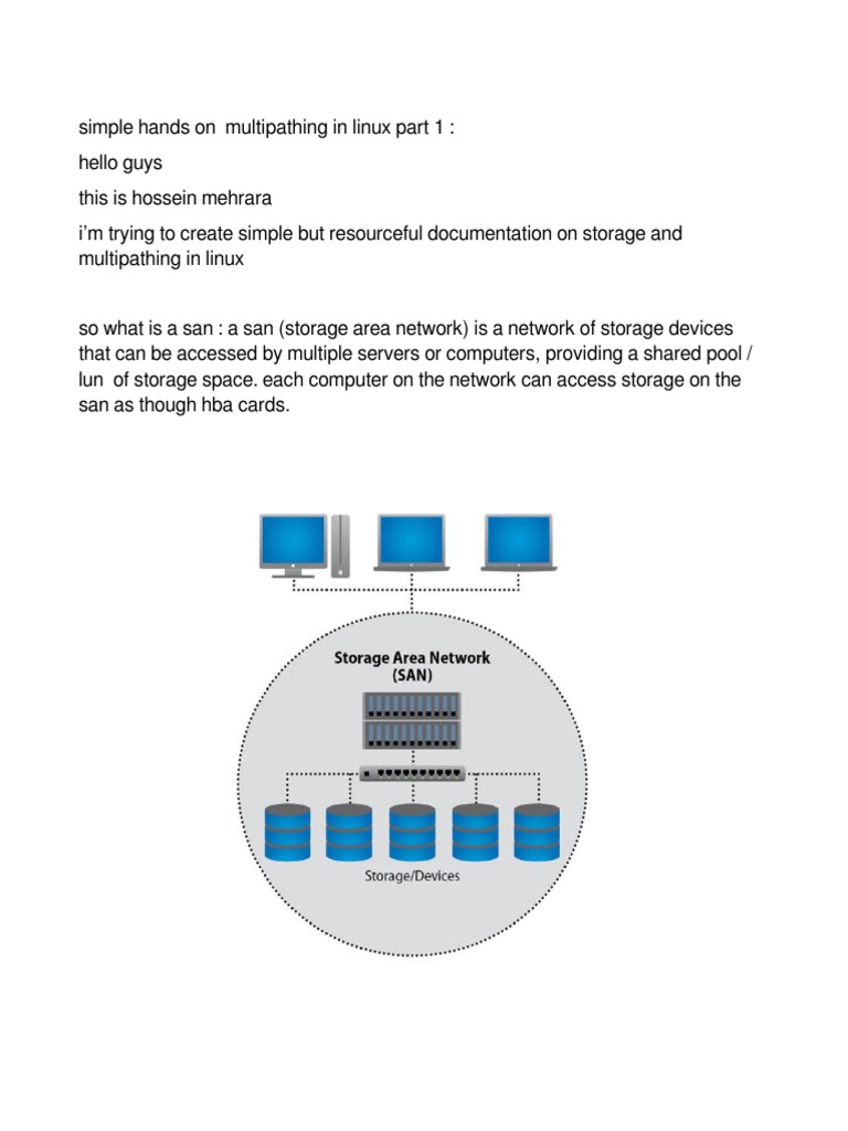 Intro And Configuration Linux Multipathing Pdf Computer Network Information Technology 